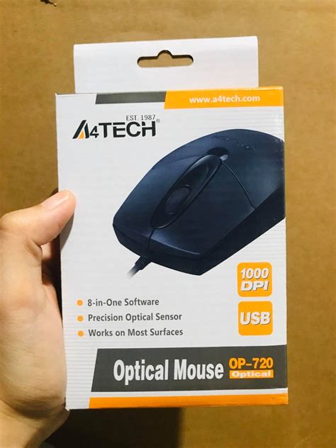 A4tech Op 720 3d Optical Mouse Black Usb Computers And Tech Parts And Accessories Mouse