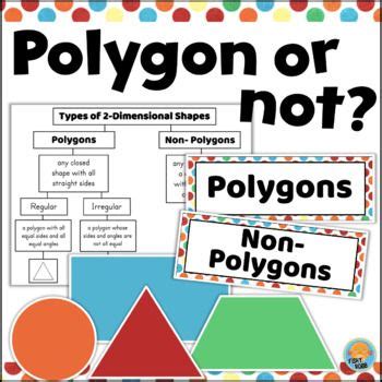Classifying POLYGONS Activity Geometric Shapes D Shape Sort Math Cut Paste I