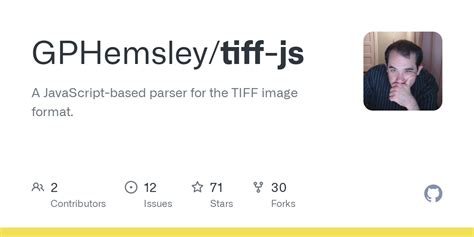 Github Gphemsley Tiff Js A Javascript Based Parser For The Tiff Image Format