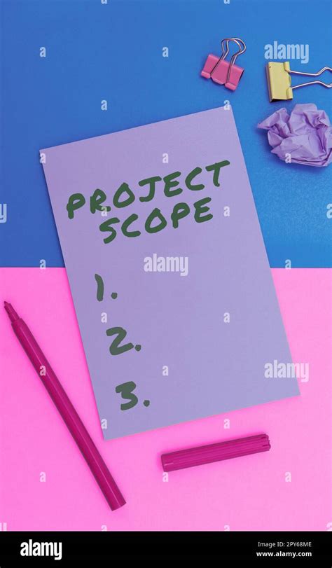 Text Caption Presenting Project Scope Business Showcase Evaluation Of Work Efforts A Product