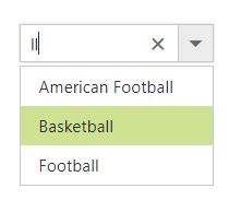 Filtering In Combobox Widget For Syncfusion Asp Net Webforms