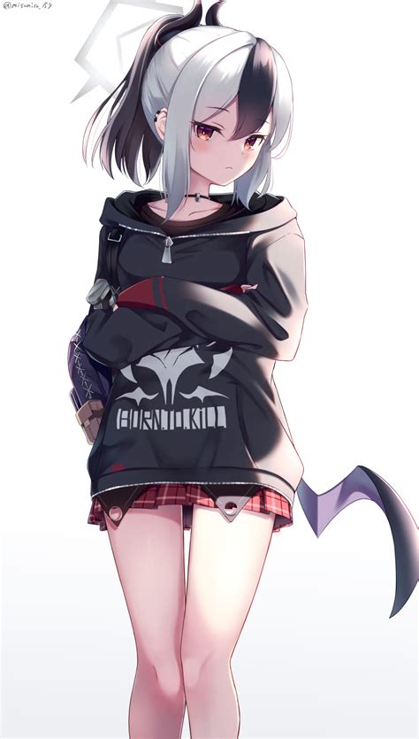 Safebooru 1girl Absurdres Bag Bangs Black Hair Black Shirt Blue