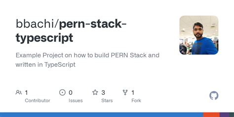 GitHub Bbachi Pern Stack Typescript Example Project On How To Build