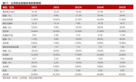 全球前十大光模块厂商 Lightcounting 2023 5 2023年11月 行业研究数据 小牛行研