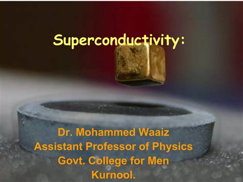 Superconductivity Pptx