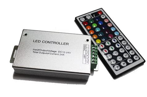 Dc 12v 24a 288w Rgb 44 Key Ir Remote Controller Led Smd 5050 3528 Strip
