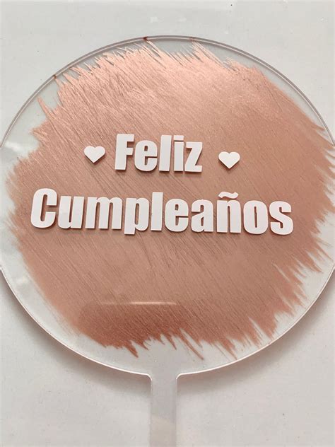 Feliz Cumpleanos Personalized Cake Topper Etsy Canada