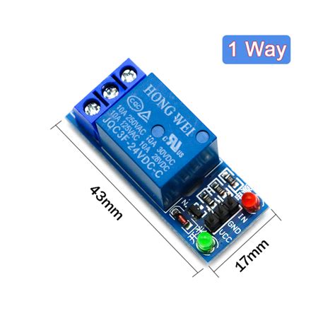 5v 12v 24v Relay Module With Optocoupler Relay Output 1 2 4 6 8 16way