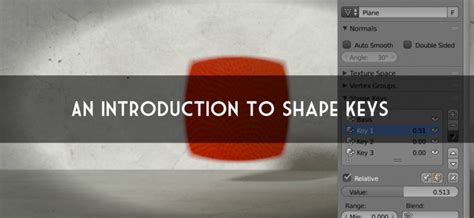An Introduction To Shape Keys BlenderNation