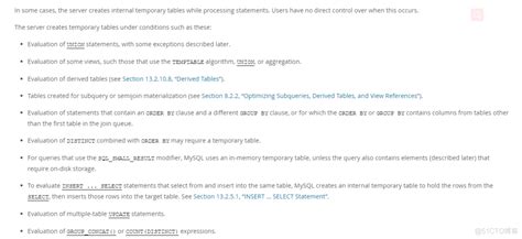 mysql参数tmp table size和max heap table size对比分析 51cto博客 mysql tmp table size