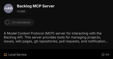Backlog Mcp Server Mcp Servers Lobehub