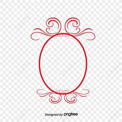 Red Border Border Material Patterned Border Retro Border PNG Image Free Download And Clipart