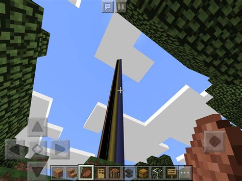 A Really Strange Texture Glitch I Found On PE Where A String Of Colours Shot Up Into The Air