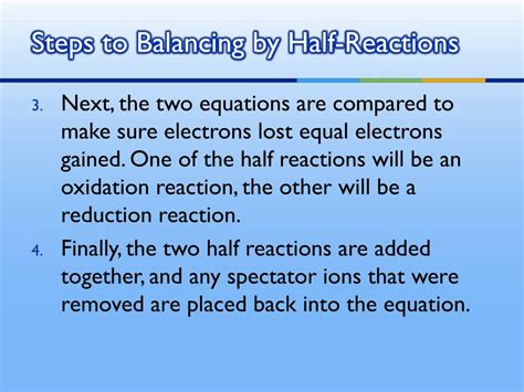 Ppt Balancing Redox Equations Powerpoint Presentation Free Download Id