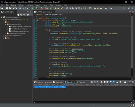 Java Mysql Insert Rows Step By Step Examples