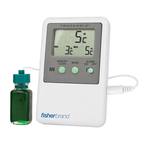 Fisherbrand Traceable Vaccine Refrigerator Freezer Thermometer Fisher Scientific