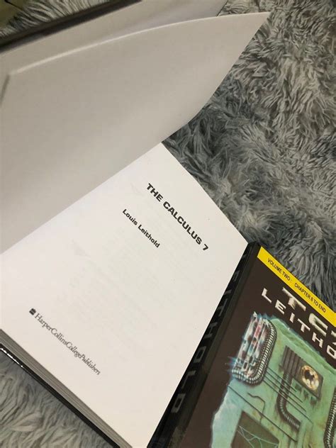 Tc7 Leithold The Calculus 7 Book Text Book Math Engineering