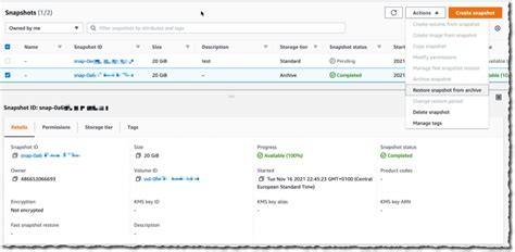 New Amazon EBS Snapshots Archive AWS News Blog