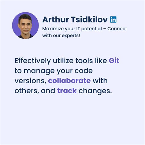 Arthur Tsidkilov On Linkedin Git Versioncontrol Collaboration Softwaredevelopment Github