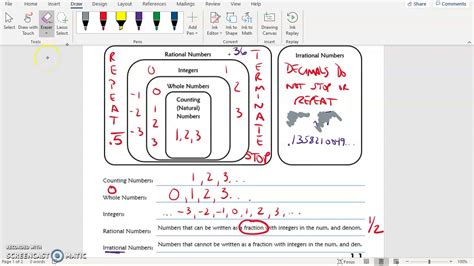 Lesson 1 1 Classifying Numbers Youtube