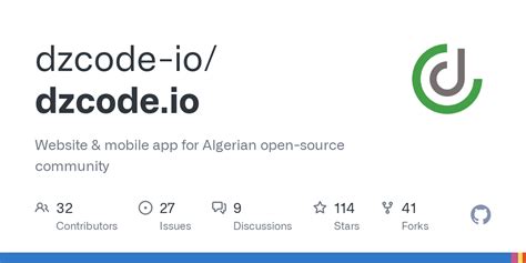 Github Dzcode Io Dzcode Io Website Mobile App For Algerian Open