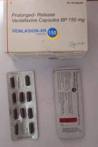 Venlafaxine Xr 150 Mg Packaging Size 1010 Tablets At ₹ 200box In Satna