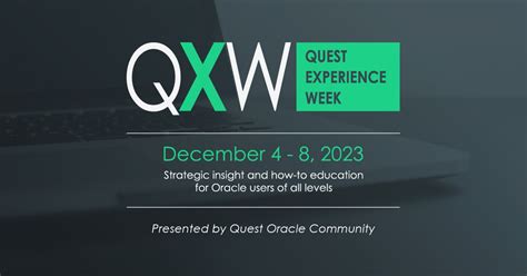 Quest Ioug Database And Technology Community On Linkedin We Are Nearing 1 000 Registrants For Qxw