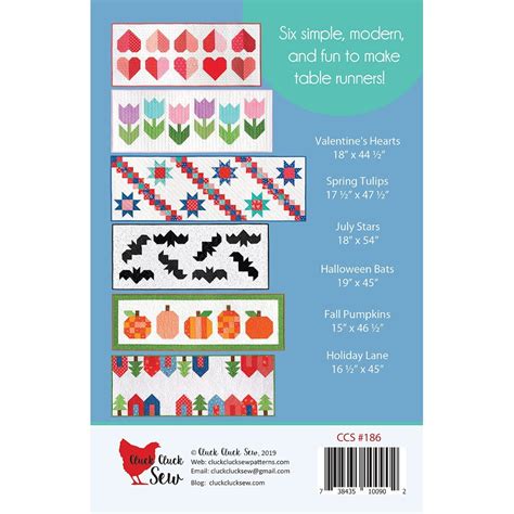 Modern Holiday Table Runner Patterns