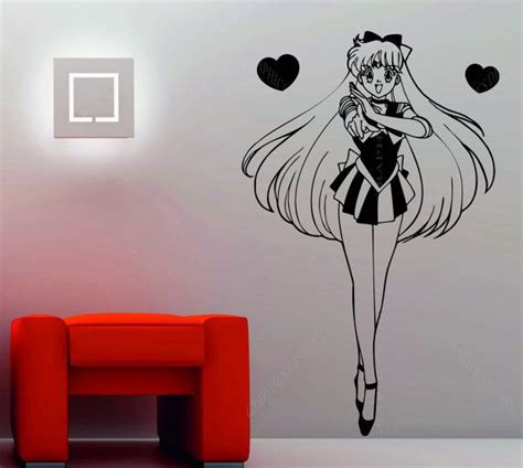 Sailor Moon Venus Anime Manga Princess Ballerina Decor Vinyl Wall