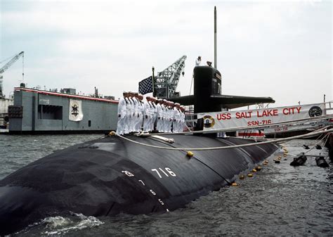 Uss Salt Lake City Ssn 716 Los Angeles Class Attack Submarine Us Navy