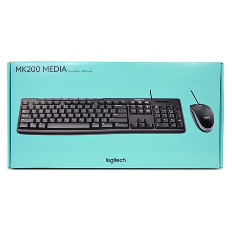Logitech MK USB Keyboard And Mouse W Media Key Msy Com Au