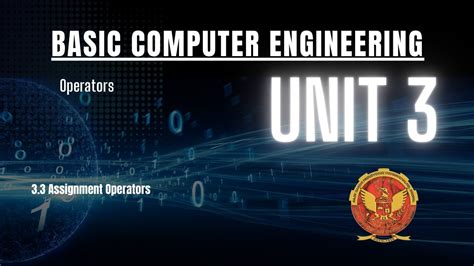 33 Assignment Operators Unit 3 Bt 205 C Programming Basic