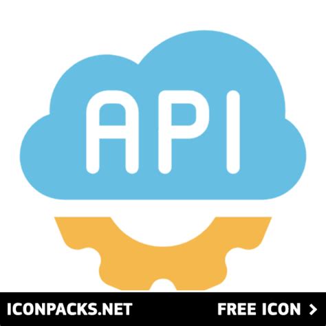Free Api Cloud Computing Yellow Cogwheel Svg Png Icon Symbol