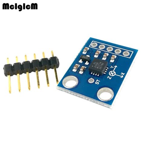 Mcigicm 100pcslot Adxl335 Module 3 Axis Analog Output Accelerometer Angular Transducer 3v 5v