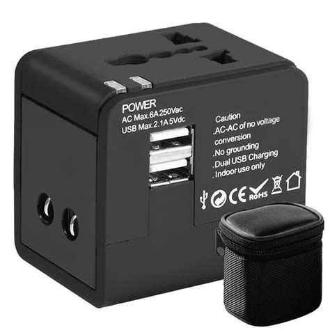 Jual Universal Travel Adaptor 36a Fast Charging Colokan Adapter Dual