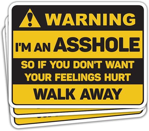 Maianey 3 Pcs Warning Im An So If You Dont Want Your