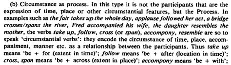 Systemic Functional Linguistics Circumstance As Identifying Process