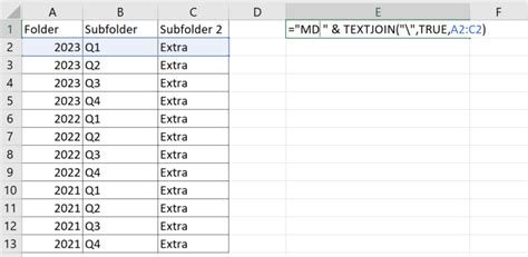 How To Create Multiple Folders At Once In Excel Sheetaki