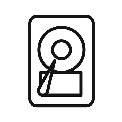 Hard Disk Drive Icon 47847723 Vector Art At Vecteezy