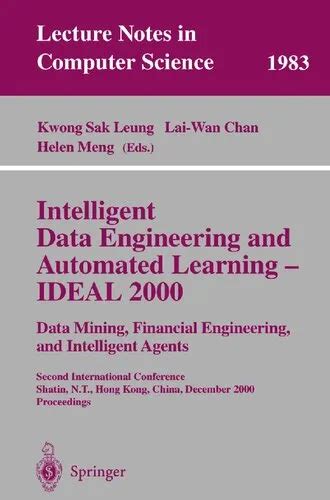 Intelligent Data Engineering And Automated Learning IDEAL 2000 Data