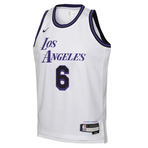Maillot Nba Lebron James Los Angeles Lakers Nike City Edition Enfant