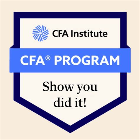 All Successful Cfa Program Candidates Will Receive A New Digital Badge To Showcase Their