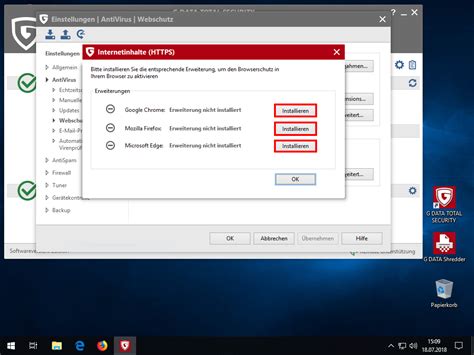 Setting Up The Browser Extension For G Data Web Protection Online