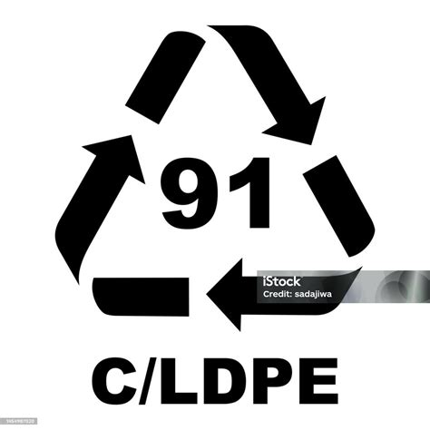 플라스틱 재활용 코드 기호입니다 C 플라스틱에 대 한 Ldpe 재활용 기호 간단한 평면 아이콘 벡터 개념에 대한 스톡 벡터 아트 및 기타 이미지 Istock
