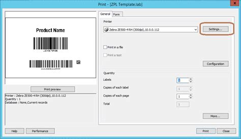 Store Label Design In A Zebra Printer Using Codesoft Codesoft Instructions Efficient