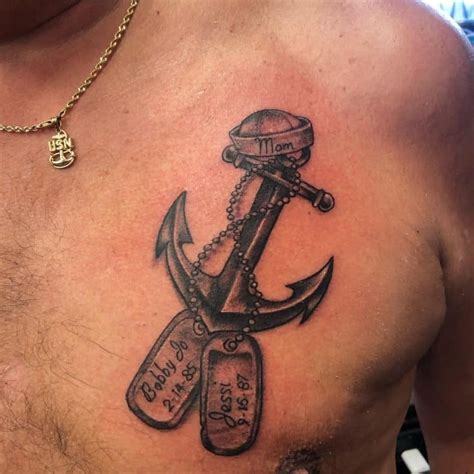 Navy Anchor Tattoo Ideas And Designs For Sailors