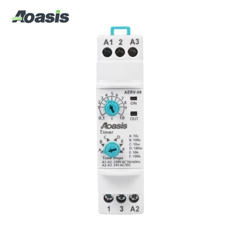 Aoasis Aerv 08 AC220V Delay On Timer Energy Meter Multi Range Timer Relay Electronic Time Relay