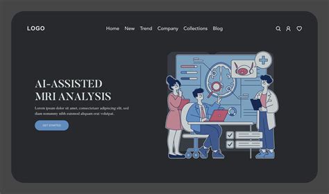 Ai Assisted Mri Analysis Illustration Scene 70220096 Vector Art At Vecteezy