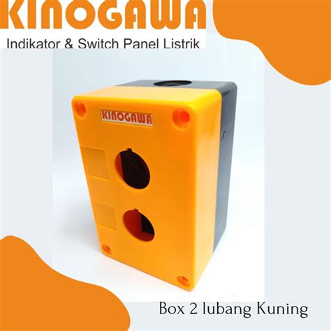 Jual Control Box Push Button 2 Lubang Kuning Jakarta Barat Kinogawa Tokopedia
