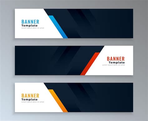 Website Banner Free Vectors PSDs To Download